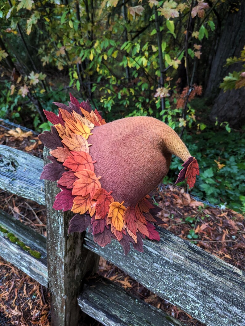 Maple Leaf Witch Hat maple Trees Hand Painted Autumn Leaves Felt Hat ...