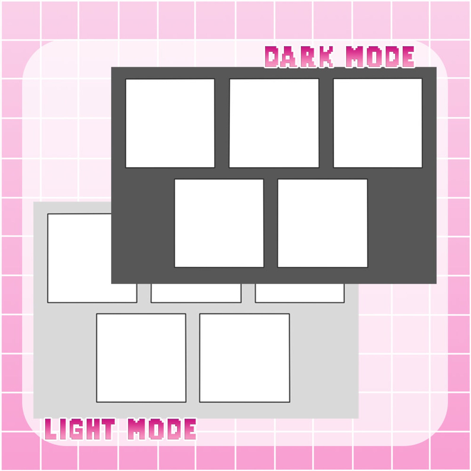 5 Slot Emote Template for Making Emotes for Discord Twitch - Etsy