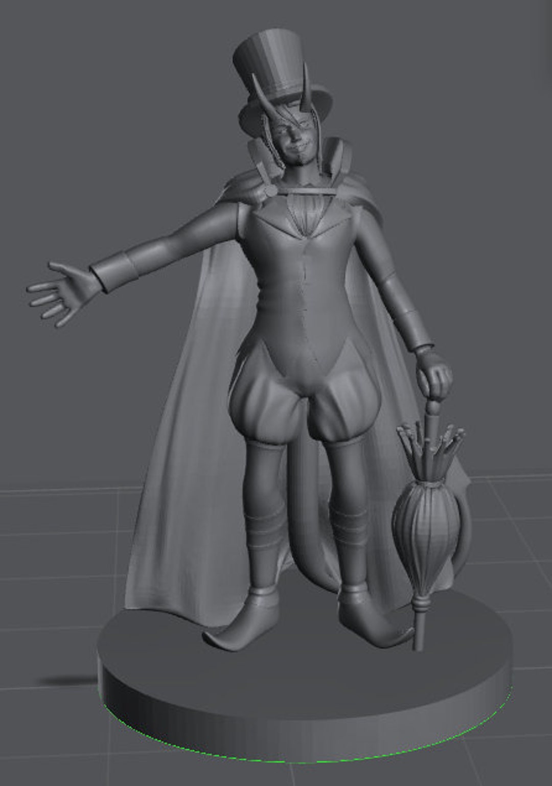 Tiefling Ringmaster 32mm Scale - Etsy