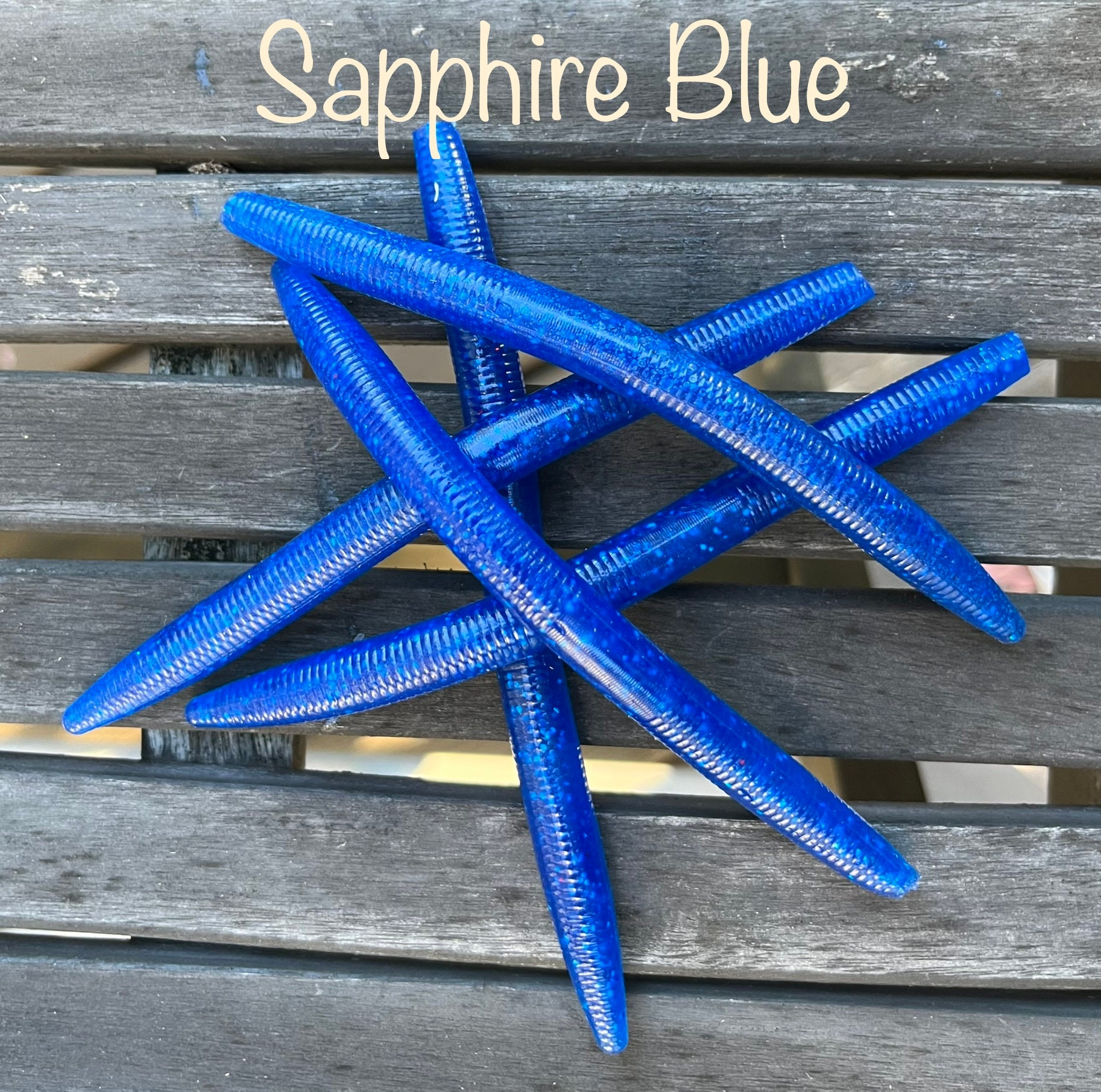 5" Stick Bait, Senko Style Custom Color Bass Lures With Salt and ...