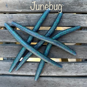 5" Stick Bait, Senko Style Custom Color Bass Lures With Salt and ...