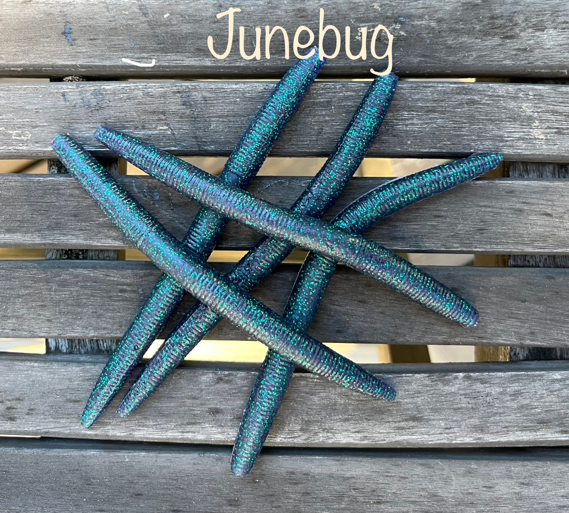 5" Stick Bait, Senko Style Custom Color Bass Lures With Salt and ...