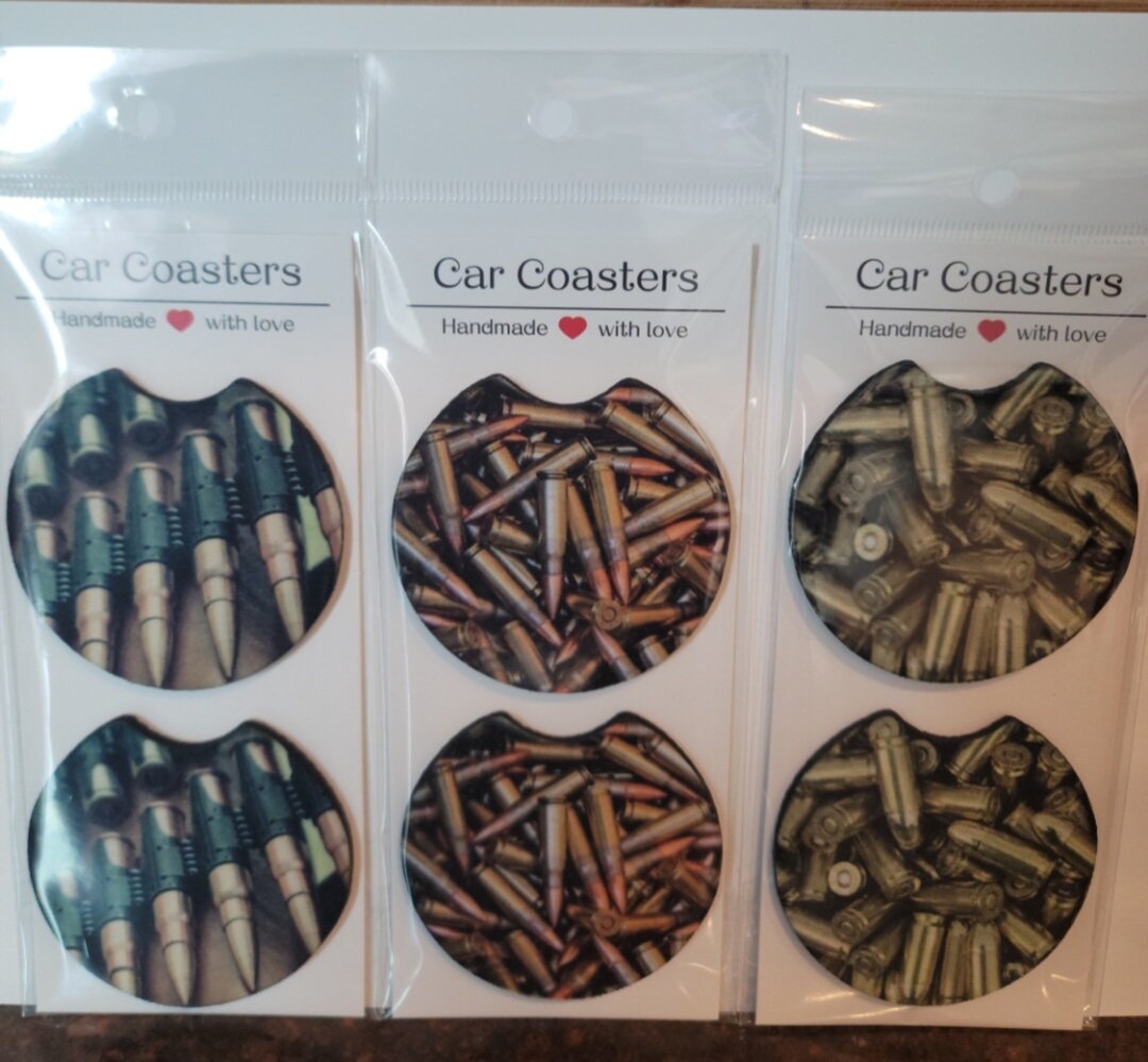Bullet Car Coasters - Etsy