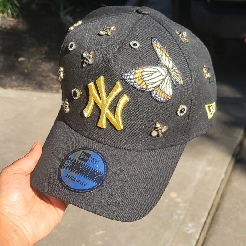 Rhinestone Cap - Etsy