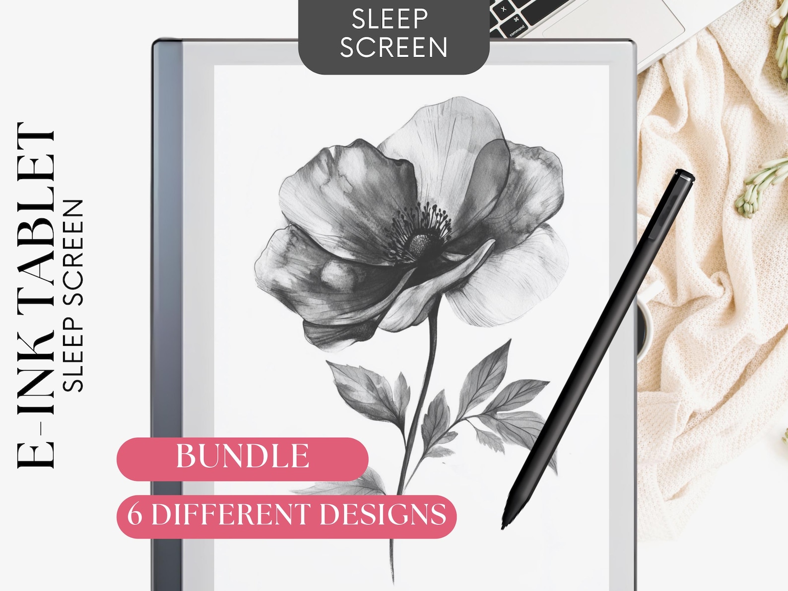 Sleep Screens for Remarkable 2, Paper Pro & Supernote | Watercolor ...