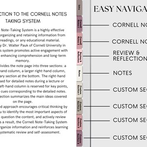 For Remarkable Paper Pro Templates Cornell Notes | Beige Minimalist ...