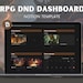 Notion Template D&D 5e, Dnd Character Sheet Notion Dashboard Voor ...