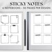 Sticky Notes for Supernote Templates | Minimalistic Supernote A5x A6x ...