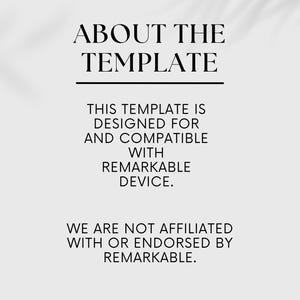 Bullet Journal for Remarkable 2 Templates Dot Grid Mauve Pink ...