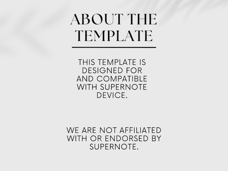 For Supernote Meeting Templates | Supernote A5x A6x Nomad Planner ...