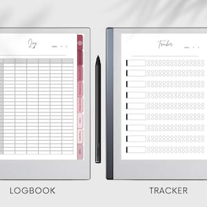 For Remarkable Paper Pro Planner Templates | Mauve Colored Pink ...