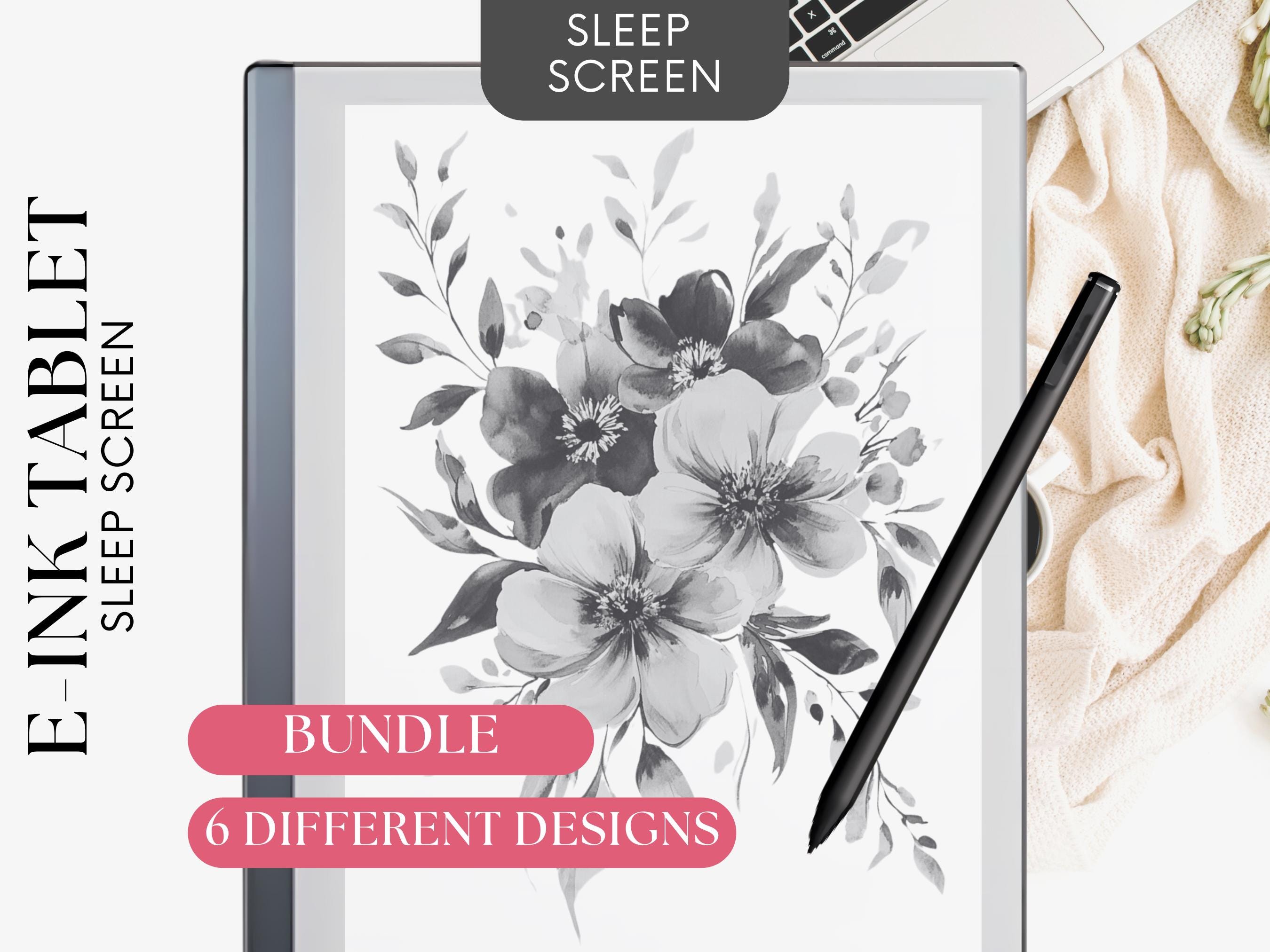 Sleep Screens for Remarkable 2, Paper Pro & Supernote | Watercolor ...