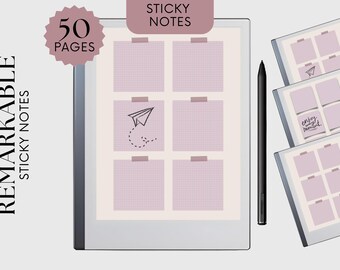 Sticky Notes for Remarkable 2 Template Post It Sticker Note, Eink List ...