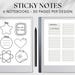 Sticky Notes for Supernote Templates | Minimalistic Supernote A5x A6x ...