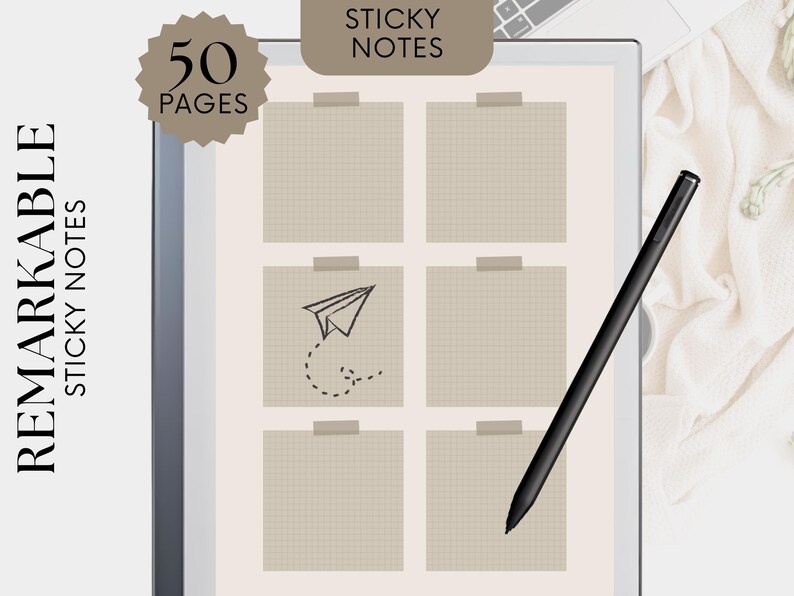 Sticky Notes for Remarkable 2 Template Adhesive Sticker Note, Eink List ...