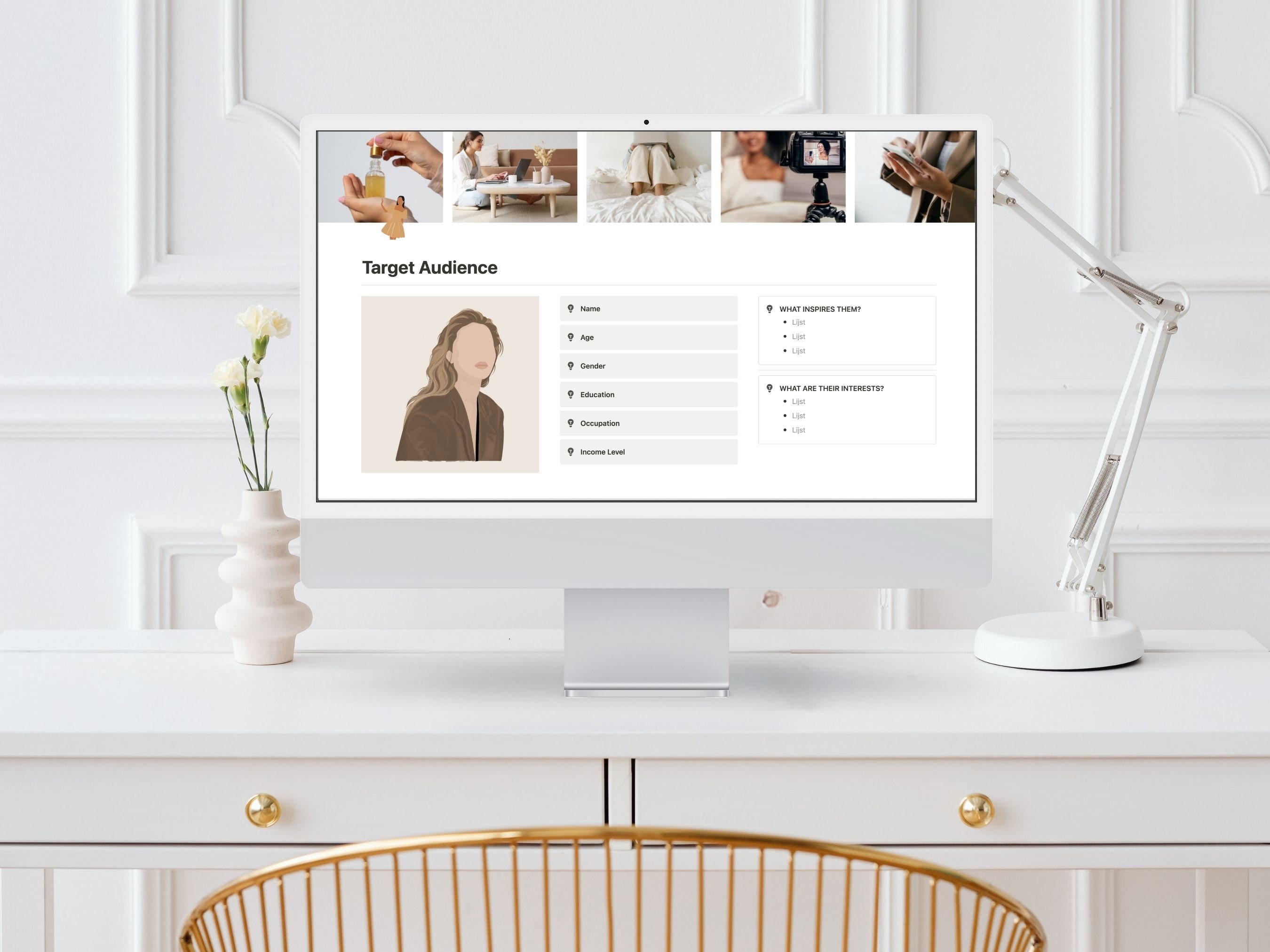 Notion Template UGC Dashboard | Minimalistic Notion UGC Social Media Planner, Faceless Marketing ...