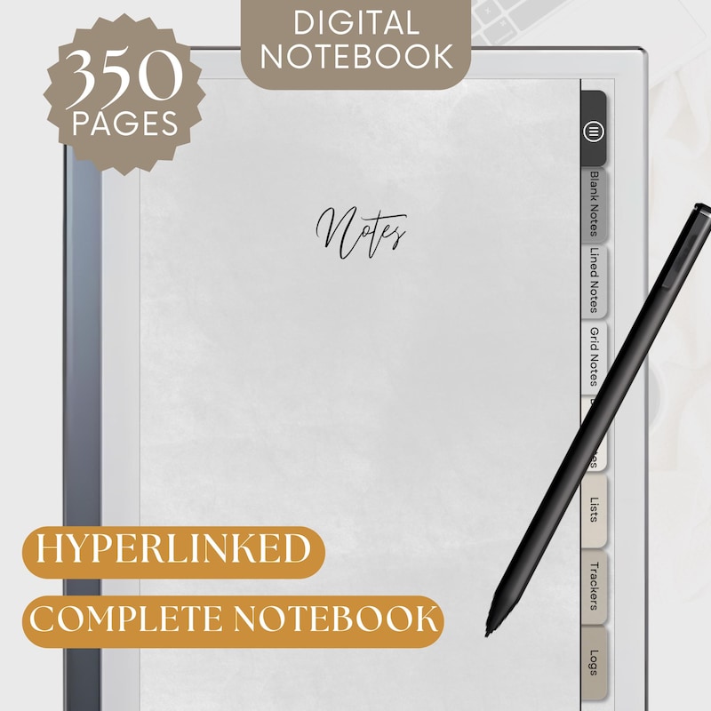 Supernote A6x Journal Template - Etsy