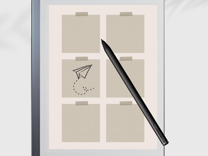 Sticky Notes for Remarkable 2 Template Adhesive Sticker Note, Eink List ...