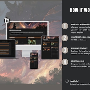 Notion Template D&D 5e, Dnd Character Sheet Notion Dashboard Voor ...