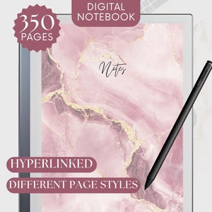 For Remarkable Paper Pro Planner Templates | Mauve Colored Pink ...
