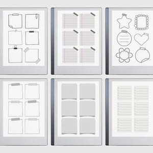 Sticky Notes Bundle for Remarkable 2 Templates | Post It Sticker ...