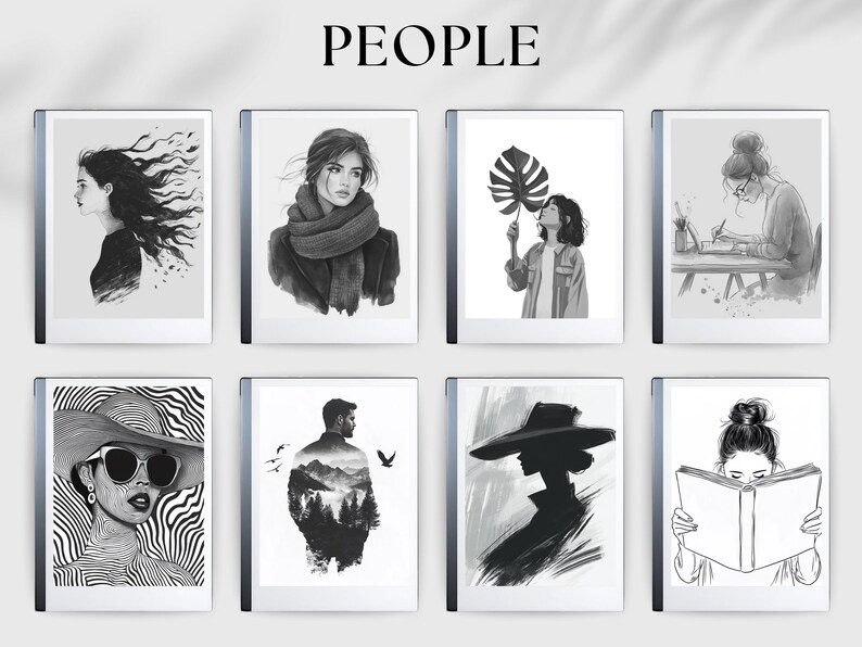 Sleep Screens for Supernote A5x A6x Nomad Templates | Watercolor ...