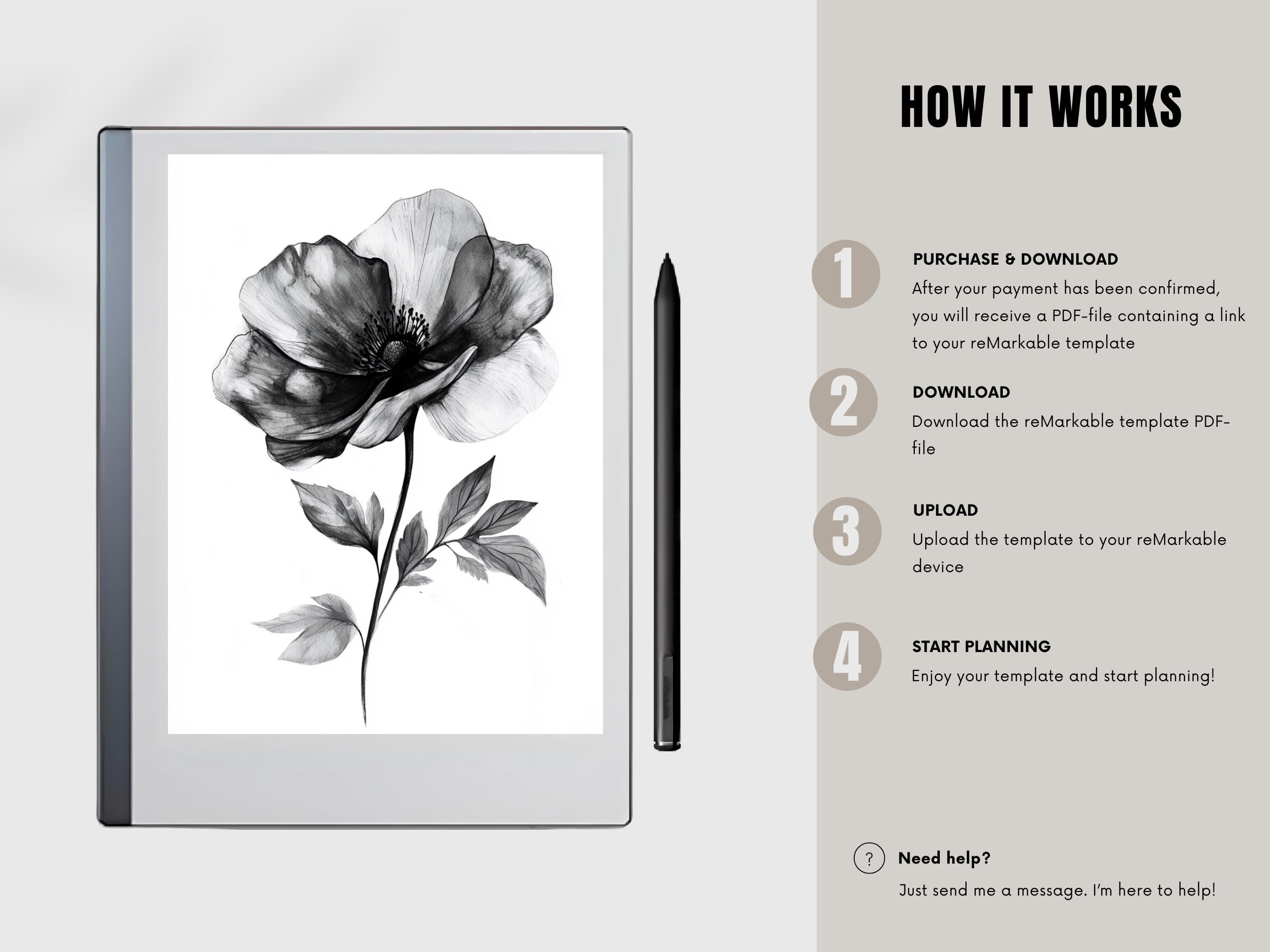 Sleep Screens for Remarkable 2, Paper Pro & Supernote | Watercolor ...