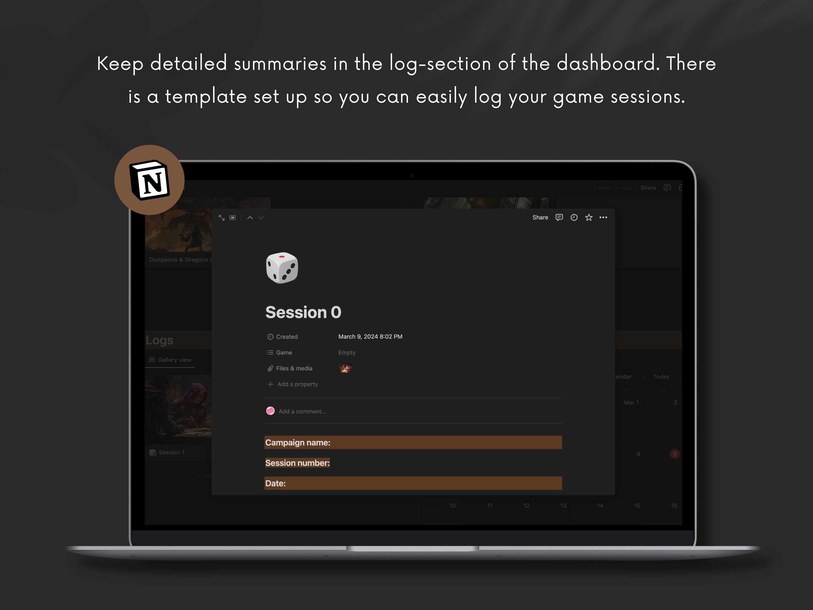 Dnd Character Sheet Digital Journal | 5e Notion Template, RPG Notion ...