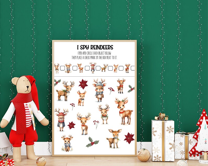 I Spy Christmas Packet - Etsy