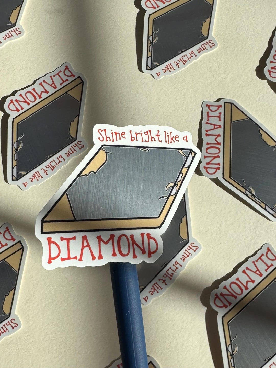 Kaju Katli Sticker “shine Bright Like a Diamond” - Etsy