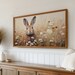 Bunny Wildflower, Vintage Easter Tv Frame Art, Easter Bunny Tv Art ...