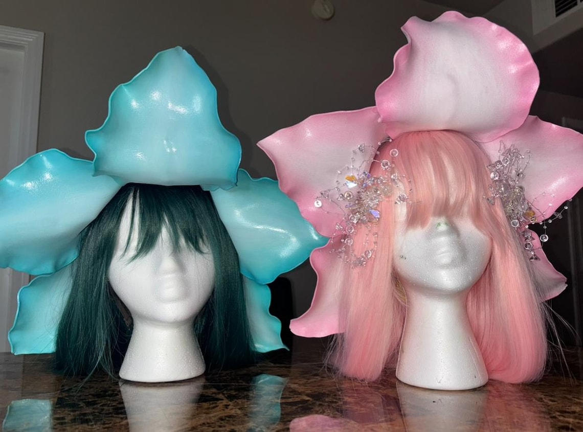 DIY Rave Flower Hat Template | Festival Costume | Cosplay & Raves - Etsy