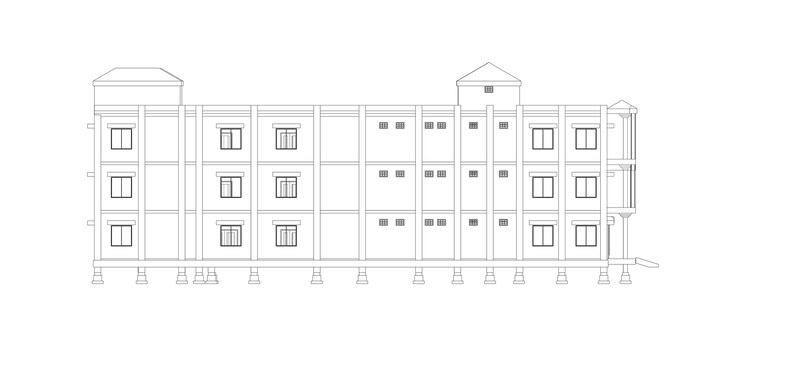 School Building Revit 3d Plan - Etsy