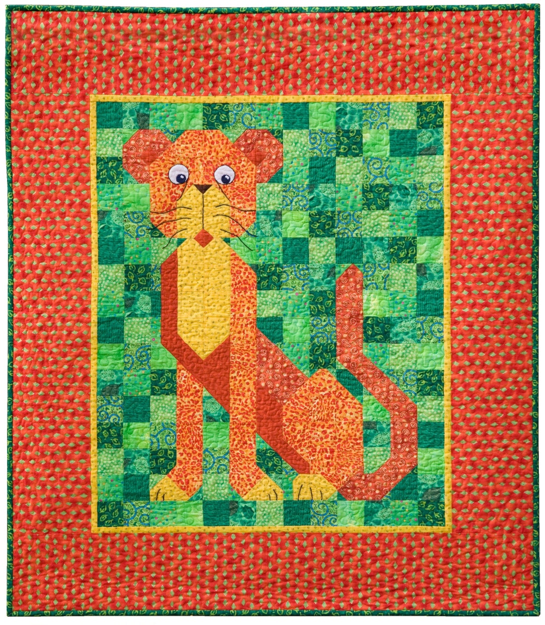 Chaz the Cheetah, Quilt Pattern - Etsy