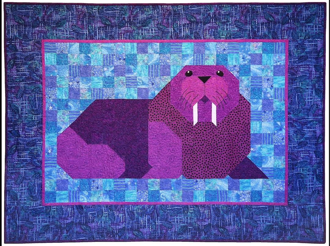 Chumley the Walrus, Quilt Pattern - Etsy
