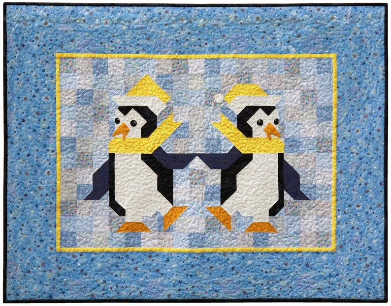 Penguins, Fred and Ginger, Quilt Pattern - Etsy