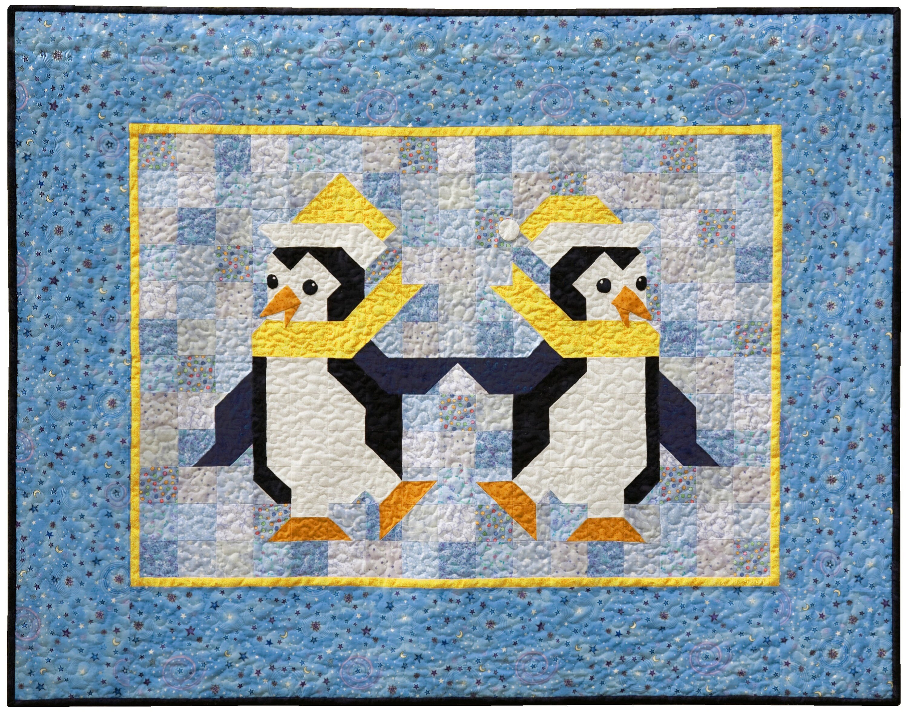 Penguins, Fred and Ginger, Quilt Pattern - Etsy