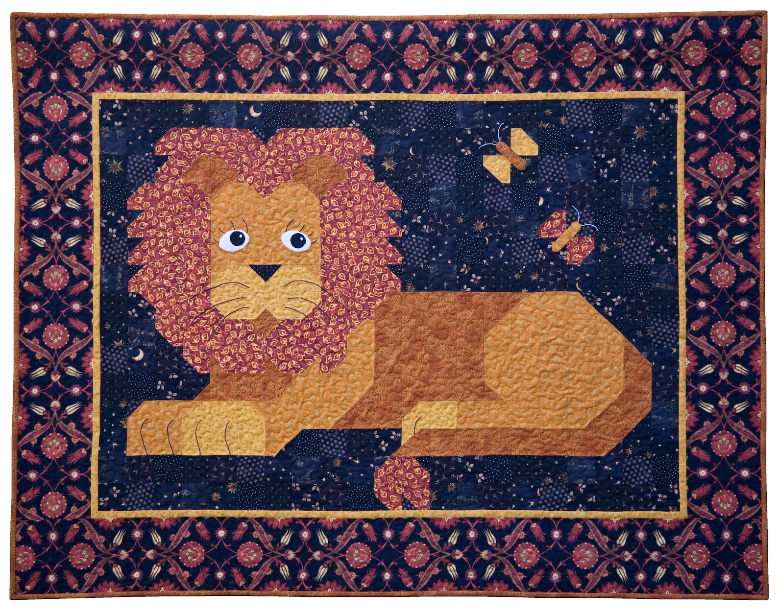 Izak the Lion, Quilt Pattern - Etsy