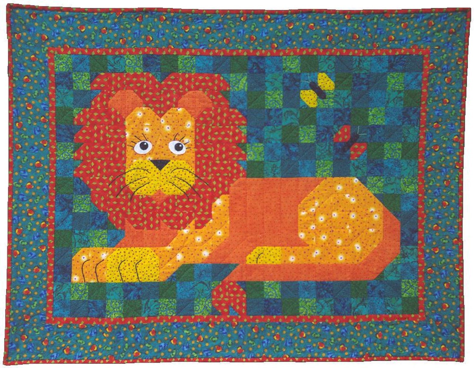 Izak the Lion, Quilt Pattern - Etsy