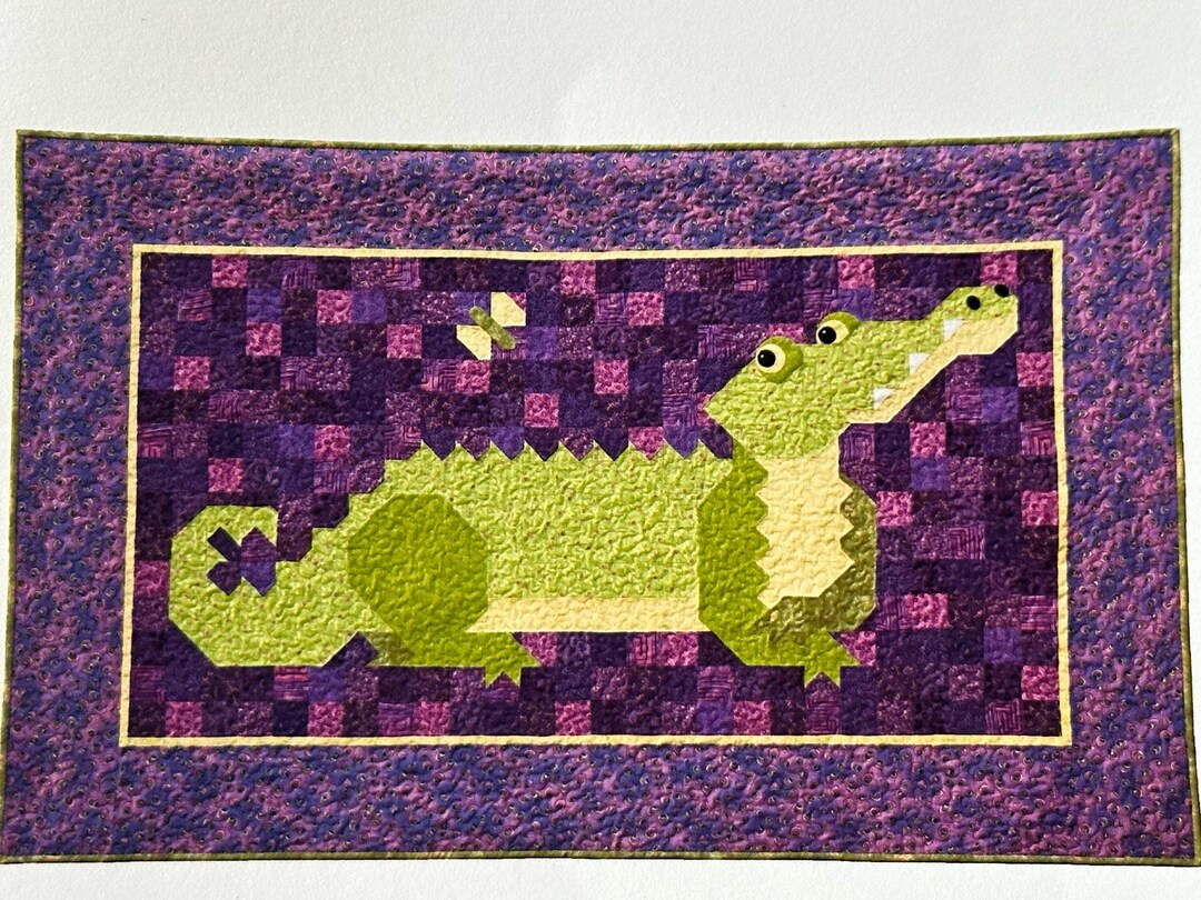 Ivan the Alligator Quilt Pattern - Etsy