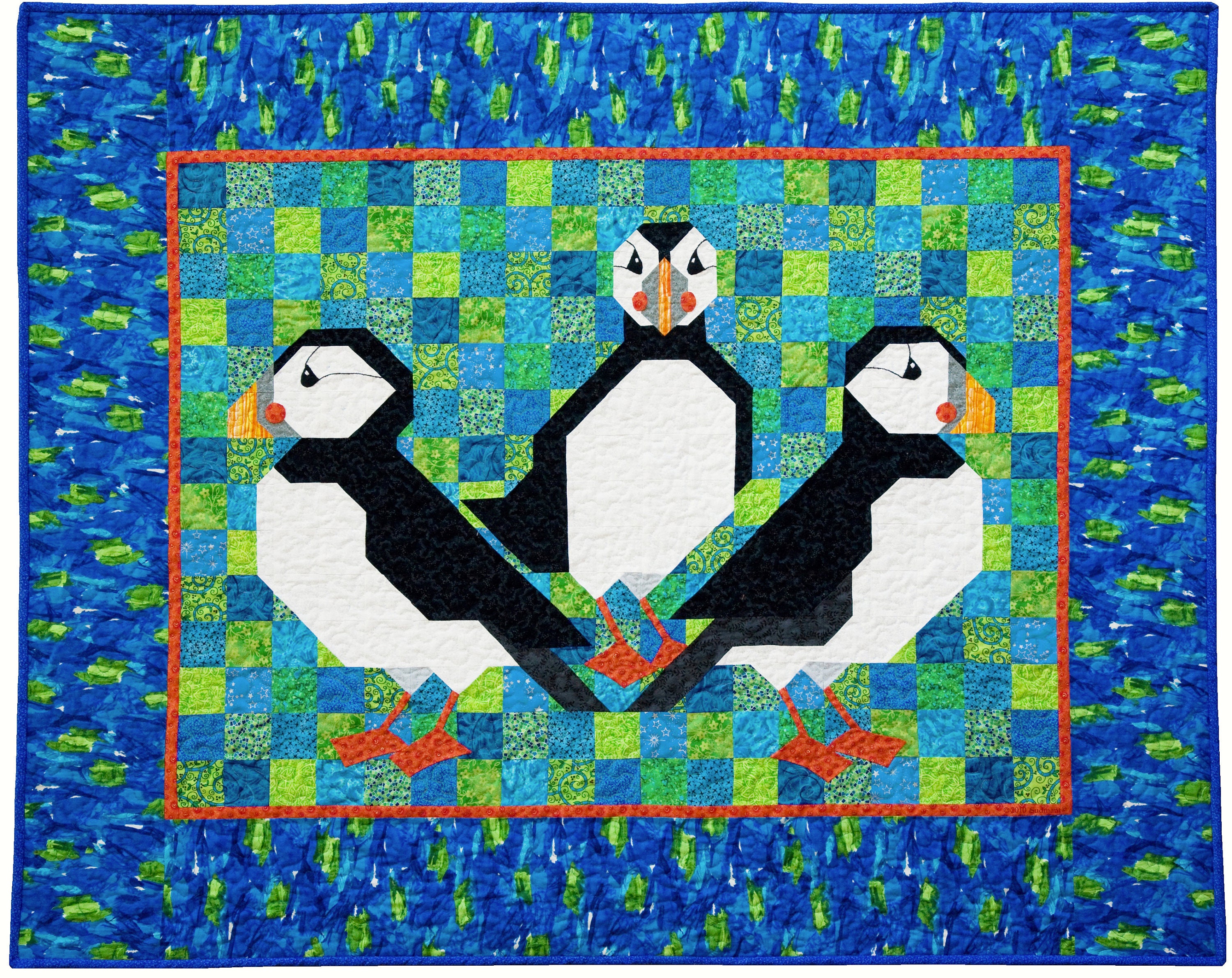 Huff, Puff, and Duff, Puffin Quilt Pattern - Etsy