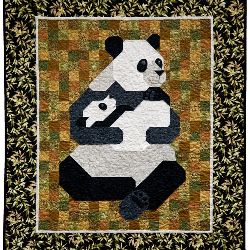 Panda Quilt Patterns - Etsy