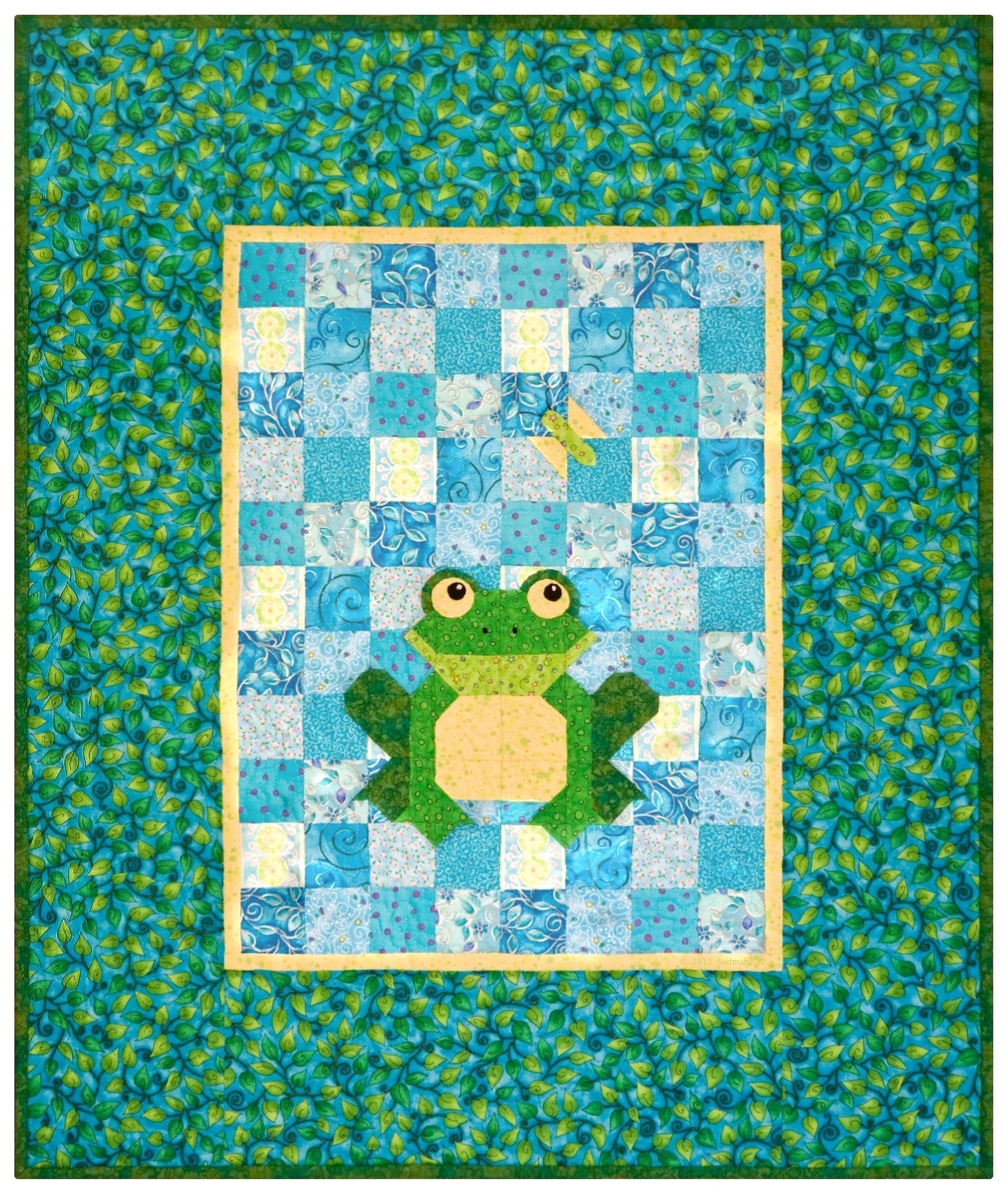 Elliot the Frog, Quilt Pattern - Etsy