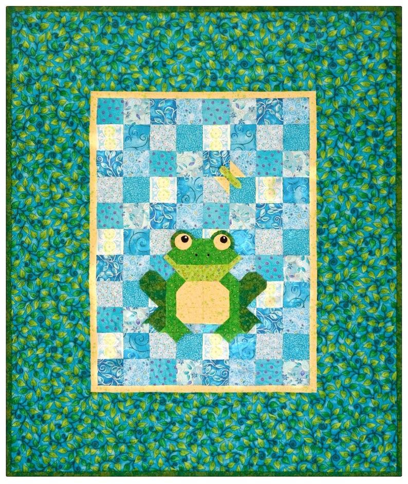 Elliot the Frog, Quilt Pattern - Etsy
