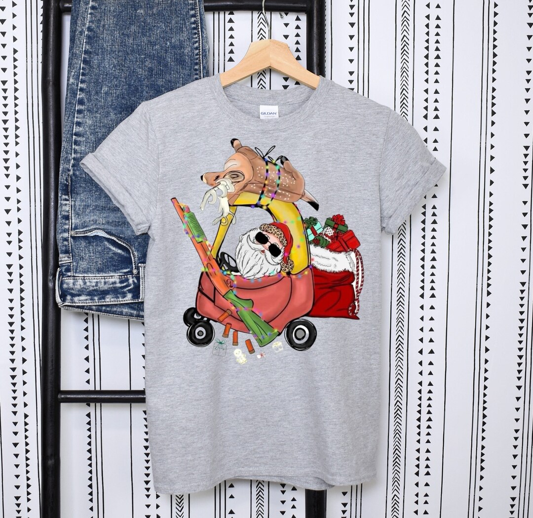 Redneck Santa Shirt-funny Christmas Clothes- Men Hunting Apparel. - Etsy