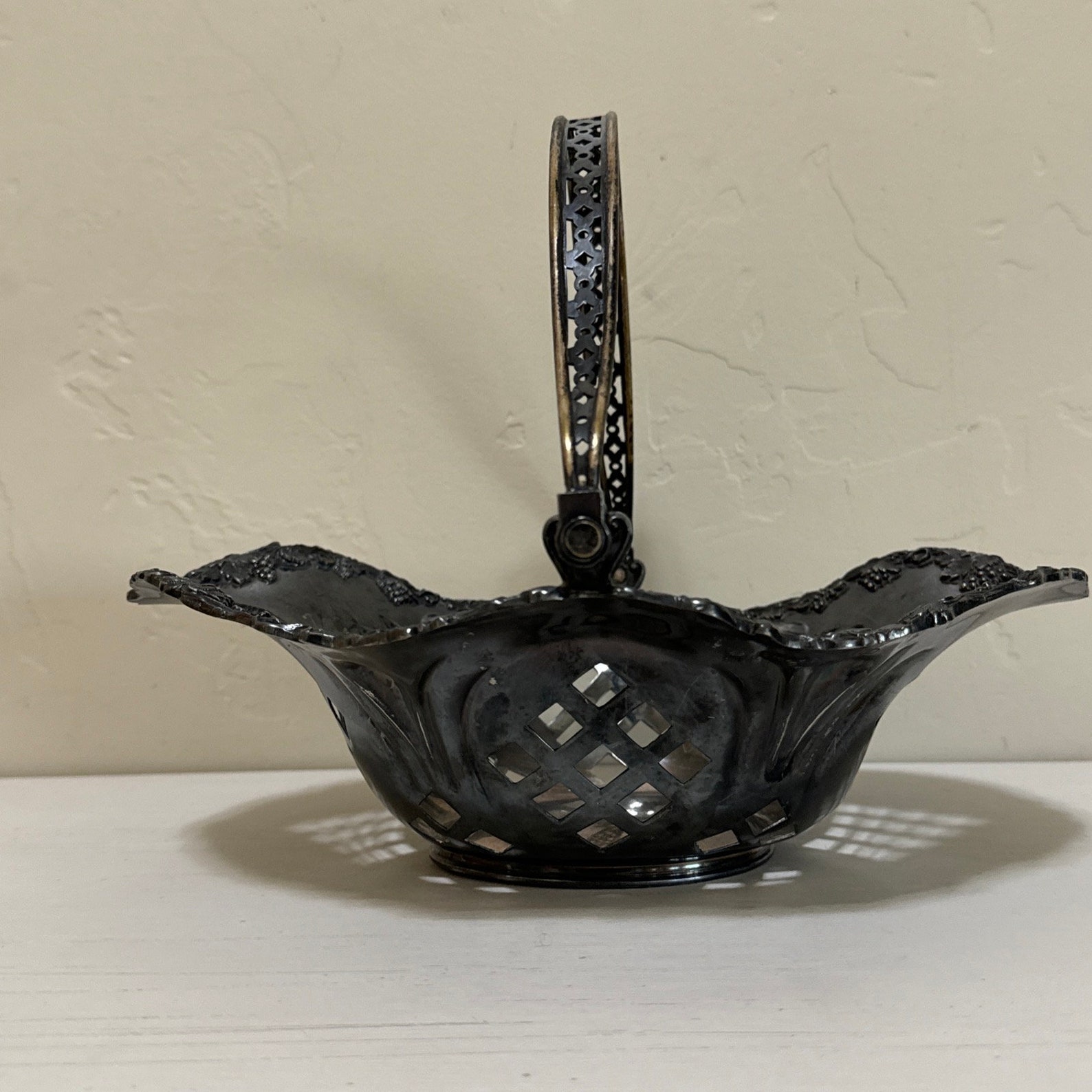Antique Signed Forbes Silver CO Quadruple Plated #252 Basket Hinged ...