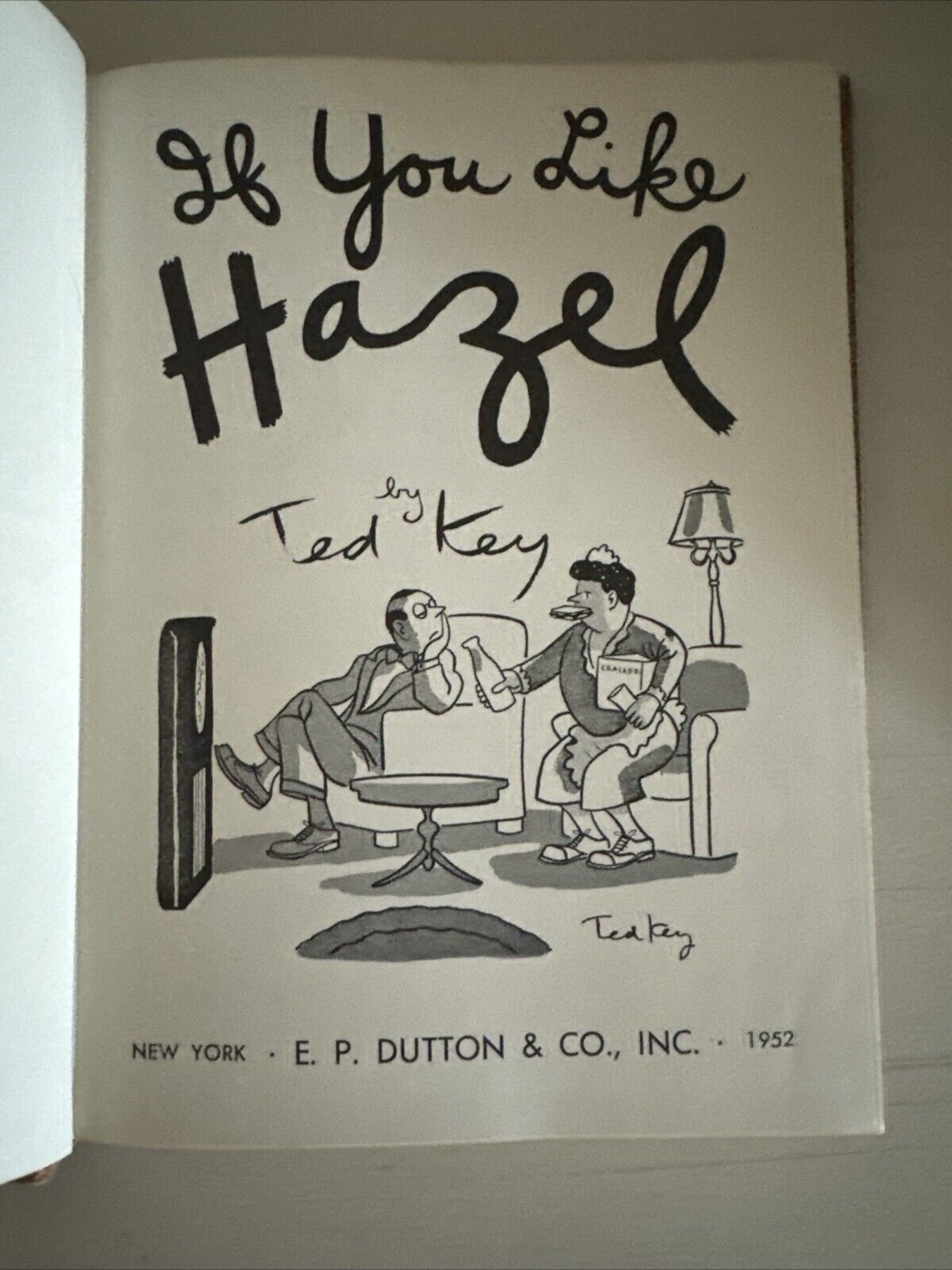 Vintage Book: If You Like Hazel by Ted Key 1952 First Edition - Etsy