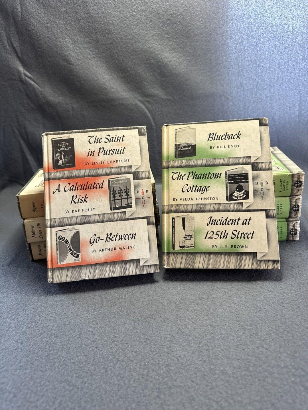 Lot of 8 Vintage Detective Book Club Hardback 34 Mystery Novels 60's ...