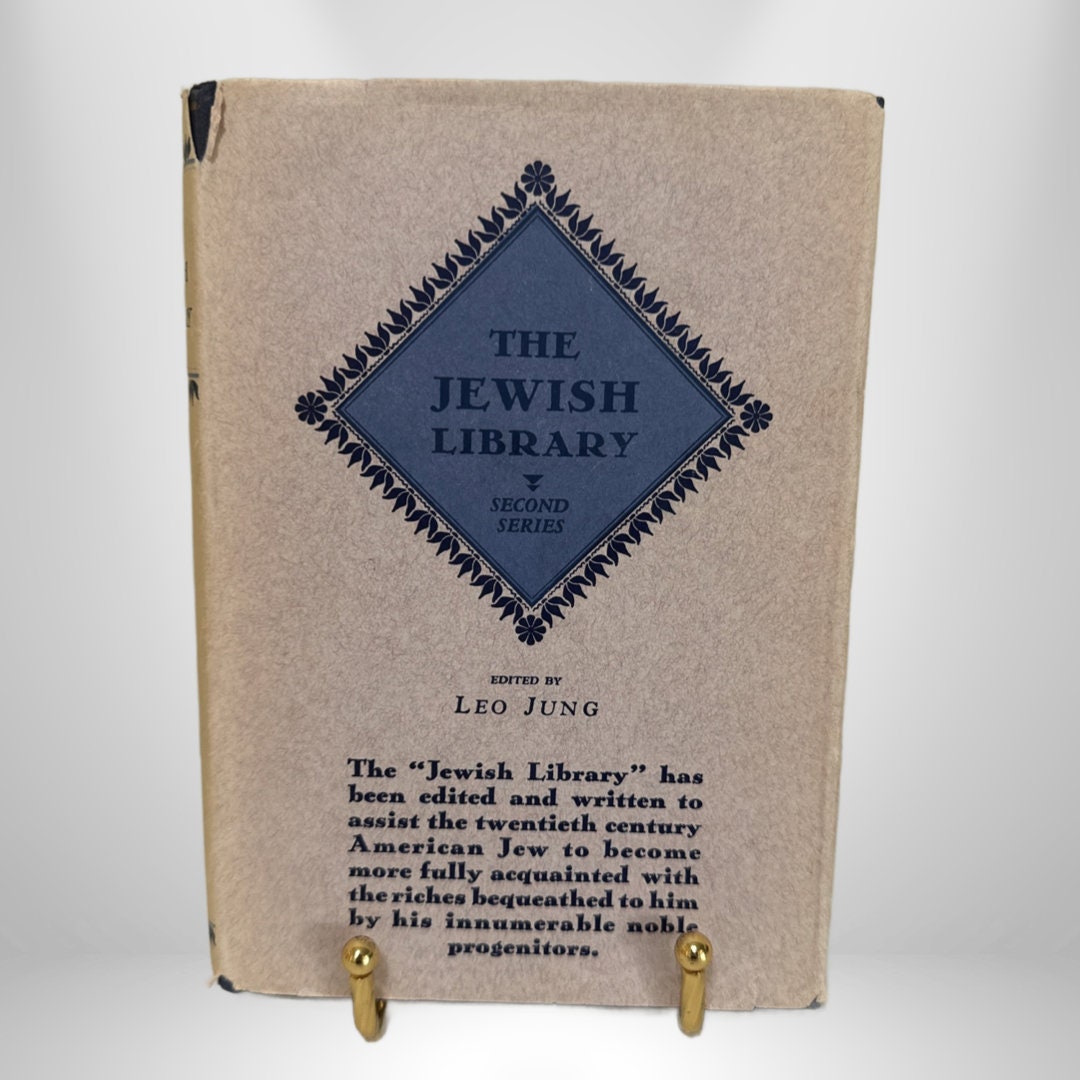 The Jewish Library Second Series. Leo Jung - 1930 Vintage - Etsy