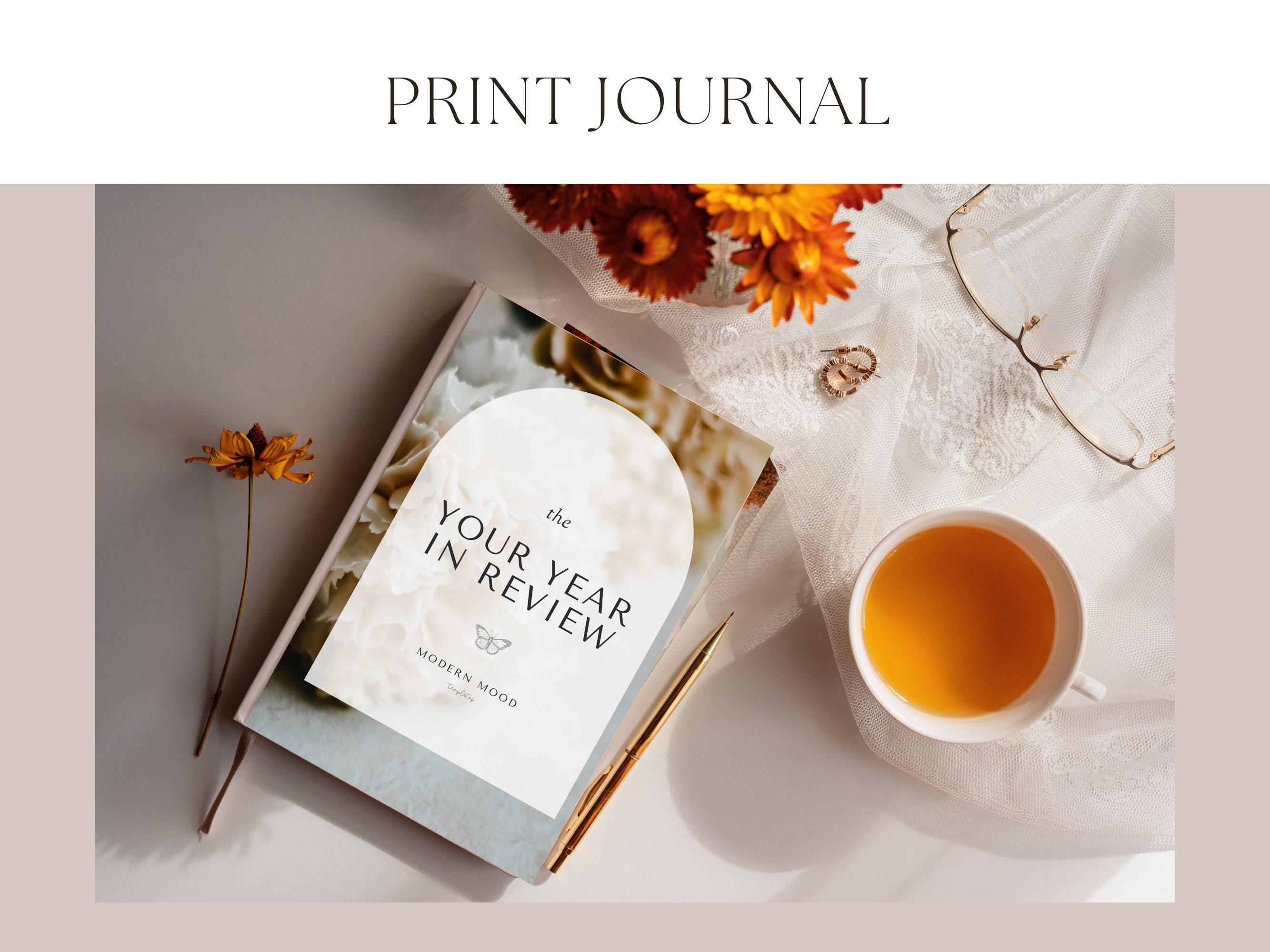 Year in Review Printable Reflection Journal New Years Goals - Etsy